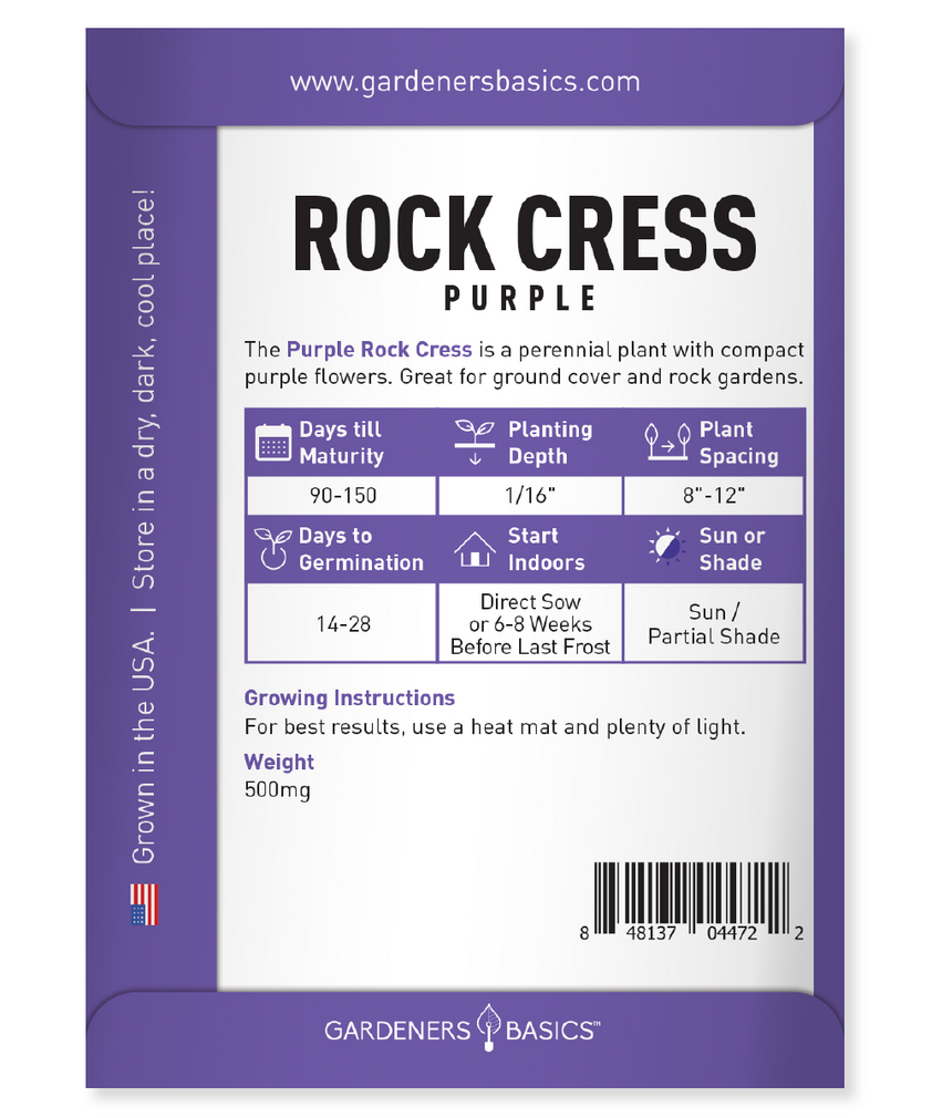 Purple Rock Cress Seeds for Planting – Create Stunning Vibrant Gardens ...