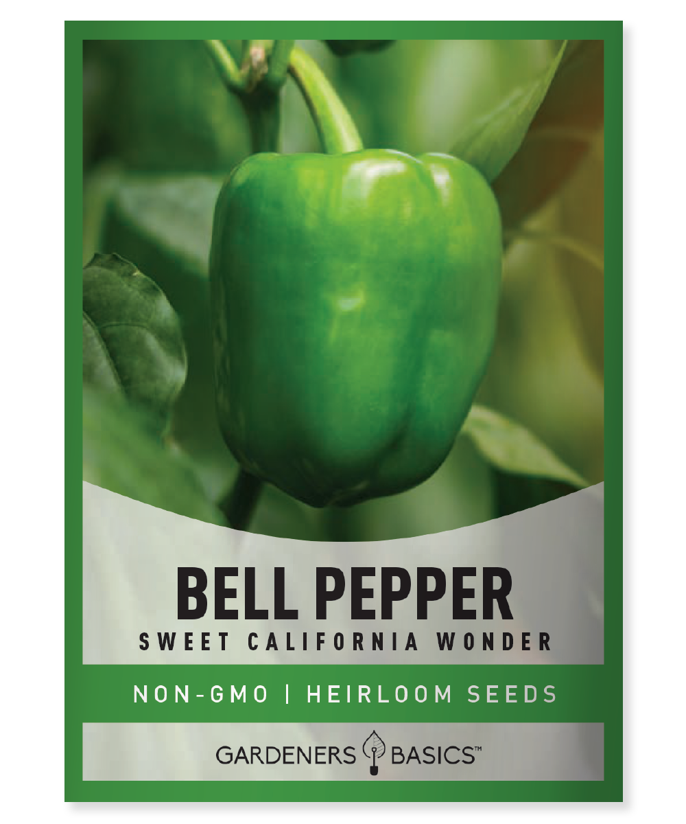 Sweet California Wonder Bell Pepper Seeds – Gardeners Basics